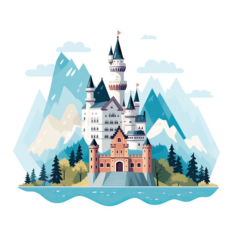 Castle vector clipart stock illustration. Illustration of medieval ...