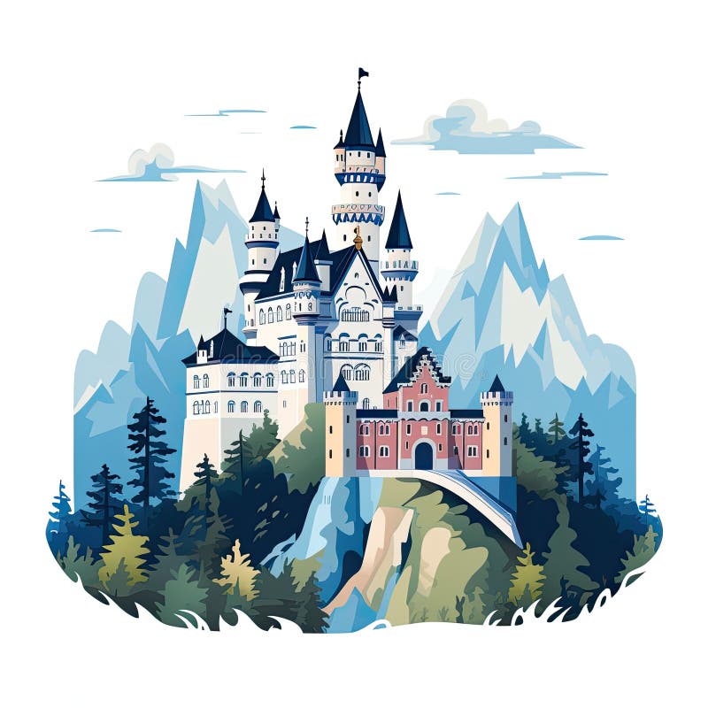 Castle vector clipart stock illustration. Illustration of architecture ...