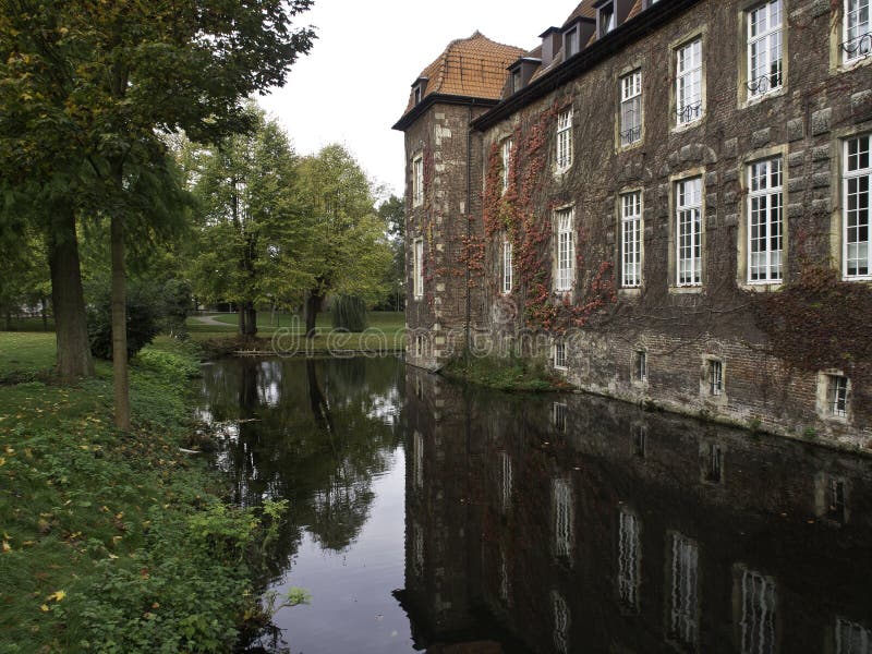 Castle of Velen stock photo. Image of autum, tree, tower - 46055456