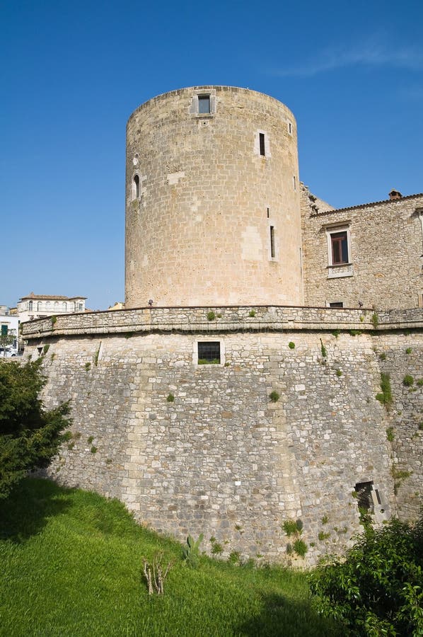 Castle Of Venosa, Potenza, Italy Stock Photo - Image of venosa, stone ...