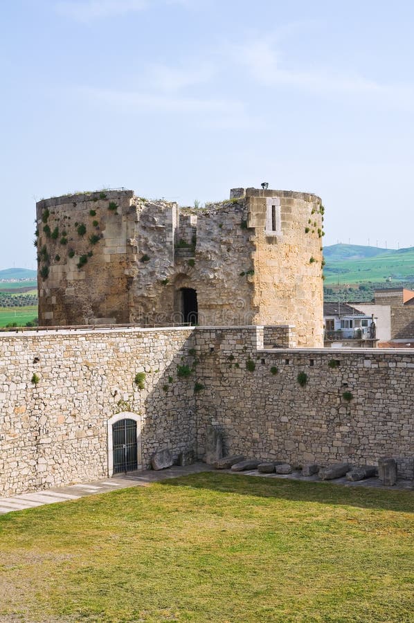 Castle of Venosa. Basilicata. Italy Stock Photo - Image of architecture ...