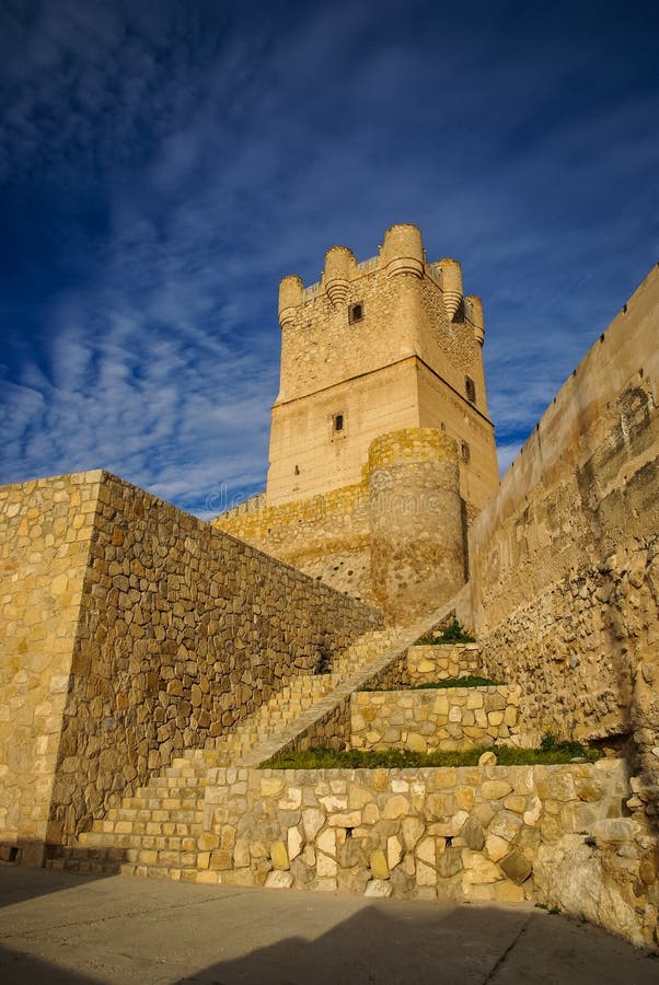 Castle at Valencia De Don Juan, Castilla Y Leon, Spain Stock Image ...