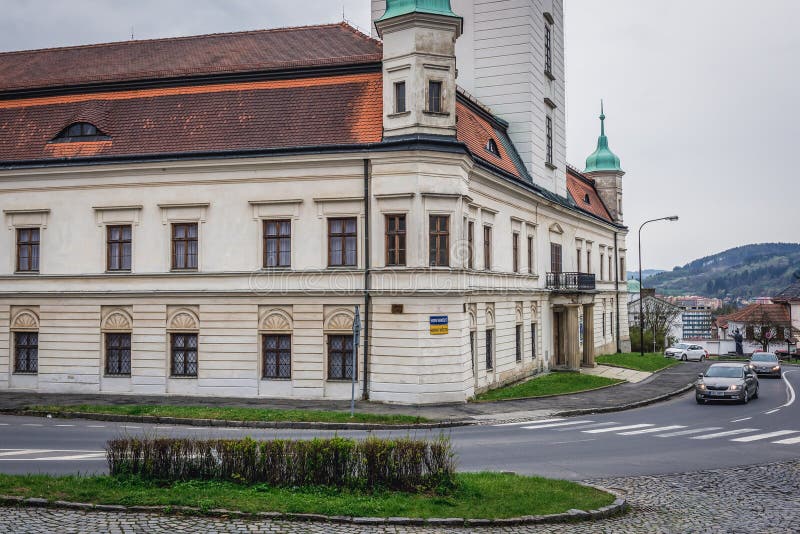 Castle in Vsetin in Czech Republic Stock Image - Image of architecture ...