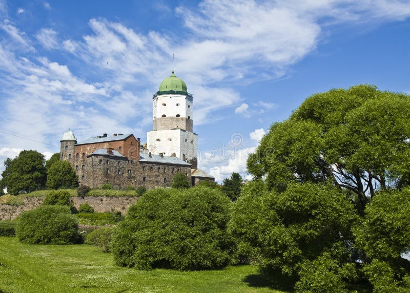 Castle in Vyborg, Russia stock photo. Image of vyborg - 33499212