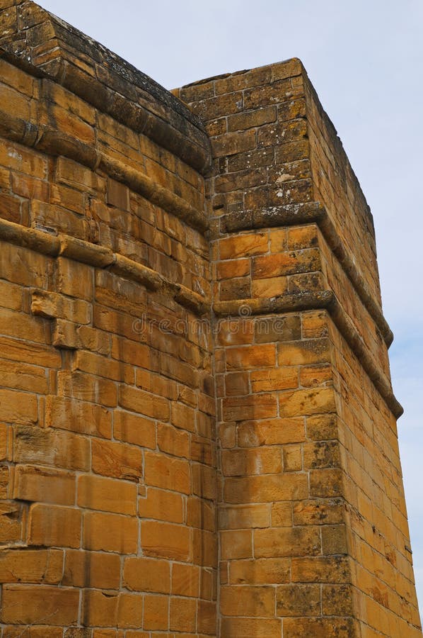 Castle wall stock image. Image of history, projection - 21395929