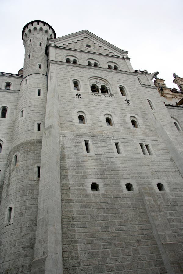 Castle wall stock image. Image of alps, king, chateau, mountain - 295851