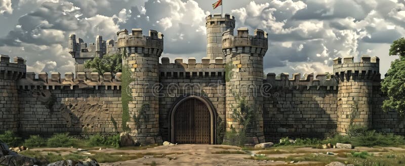 Castle Wall Brick Backwall Artwork Display with Special Stock ...