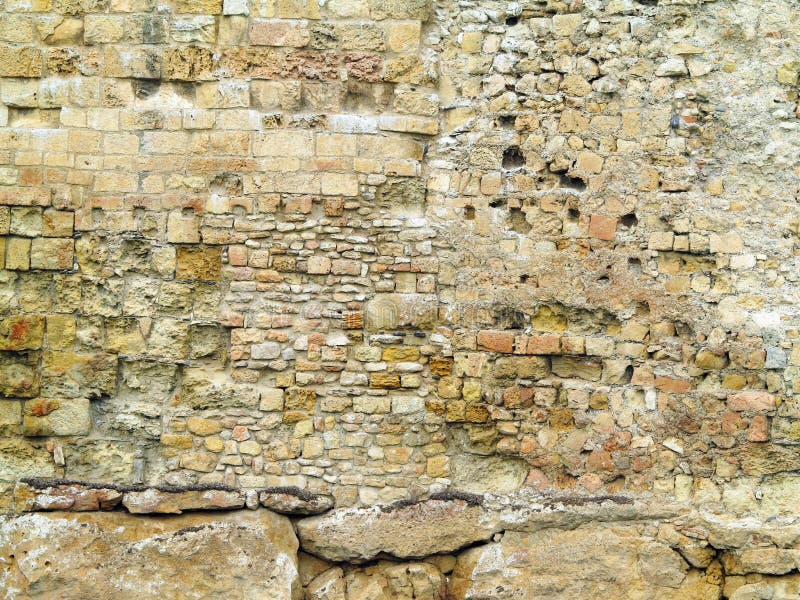 Castle Wall Made from Old Stones Textures for Design and Photo Stock ...
