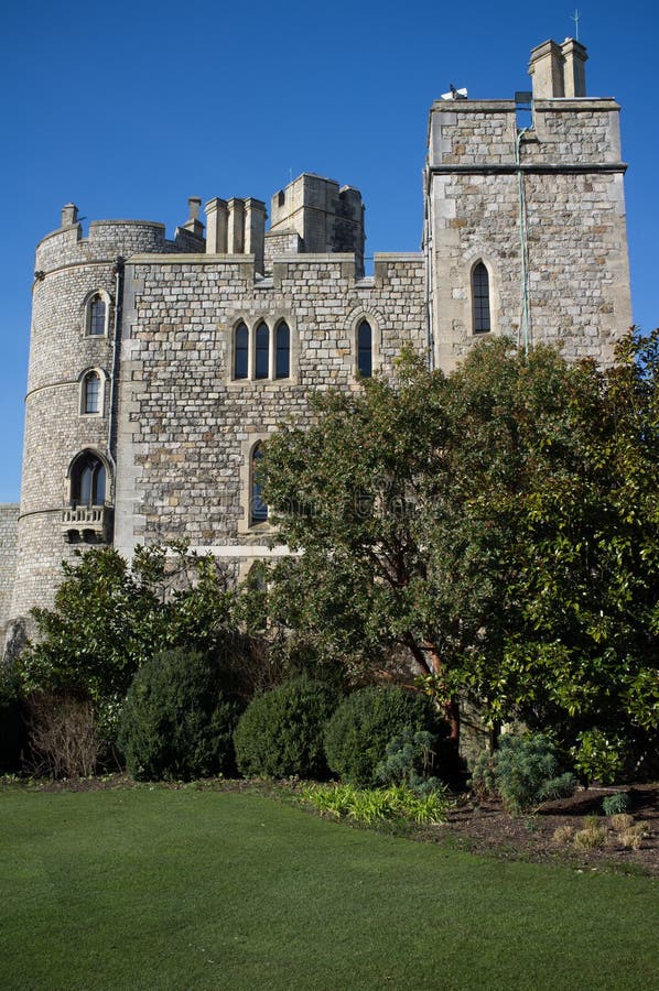 Castle wall at Windsor stock image. Image of wall, stonework - 51044451
