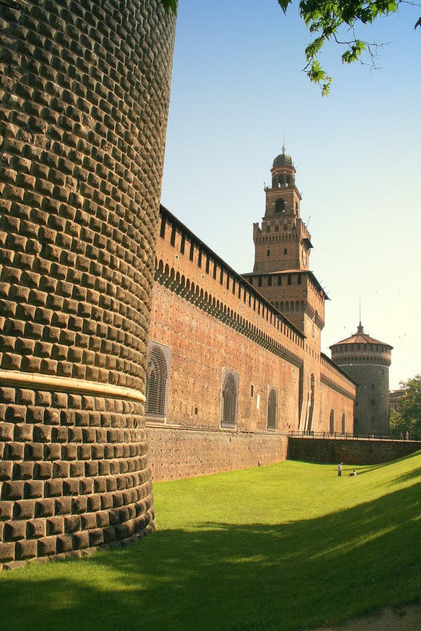 Castle walls stock image. Image of structure, architecture - 2768811