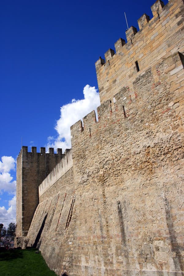Castle walls stock photo. Image of historic, arches, nature - 2832640