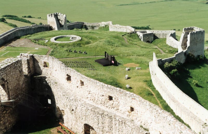 Castle walls stock image. Image of fortress, stronghold - 933153