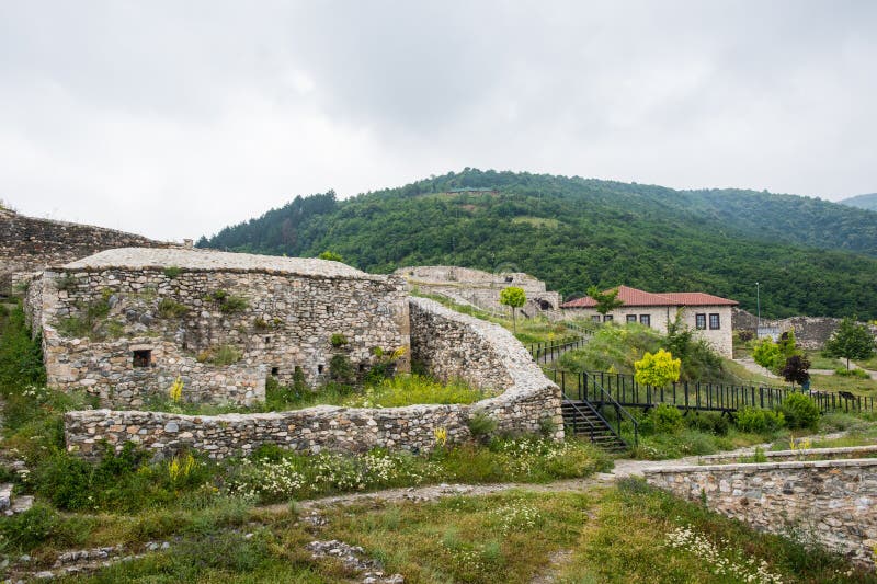 The Castle Walls of the Castle of Prizren in Kosovo Stock Image - Image ...