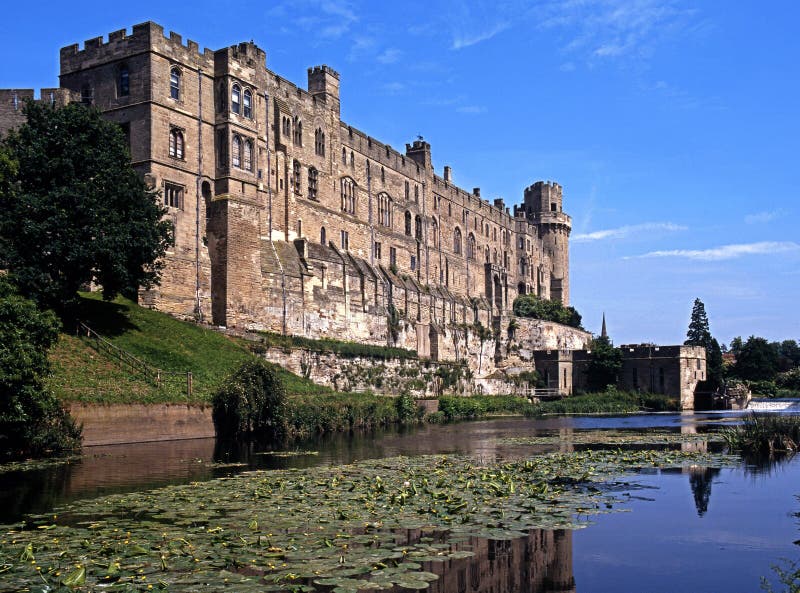 Castle, Warwick, England. stock photo. Image of buildings - 26973132