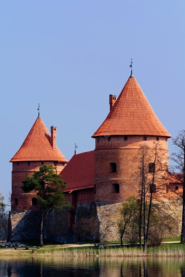 Castle with water stock image. Image of fantasy, defense - 2486187