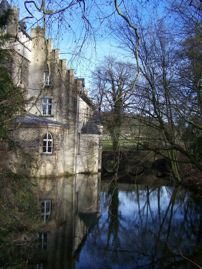 Dutch Landscape- Castle Croy and Farms- Laarbeek Stock Image - Image of ...