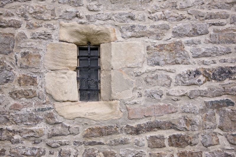 Medieval Castle Watchtower Window Stock Image - Image of arrow, battle ...