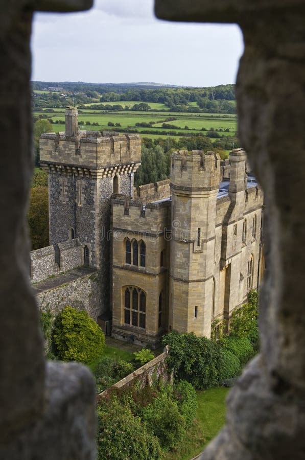 Castle window views stock photo. Image of window, olite - 8366354