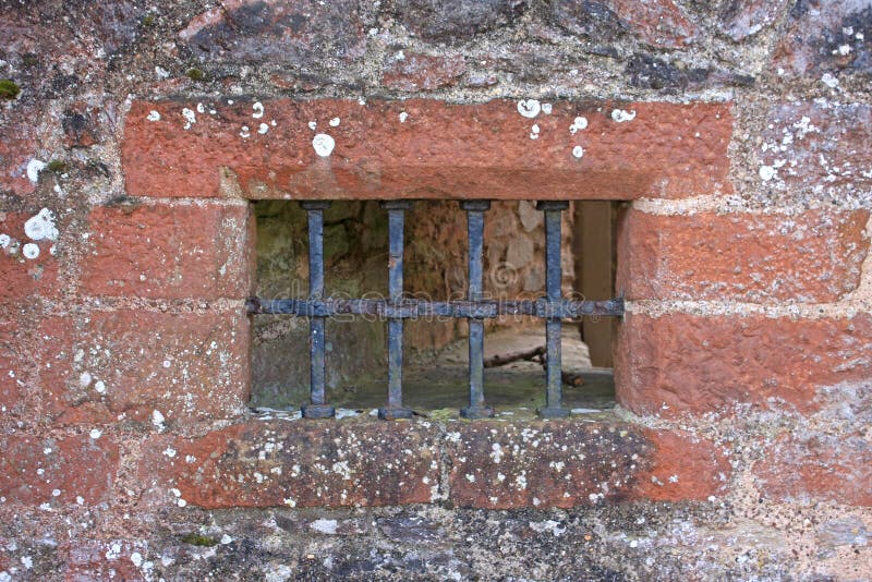 Castle window stock photo. Image of architecture, iron - 38370170