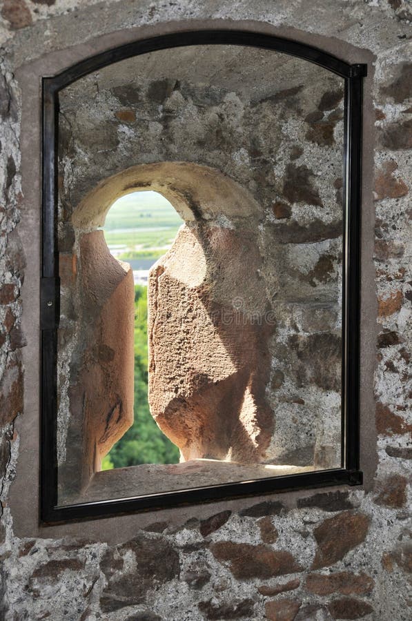 Castle window stock image. Image of tight, defence, archer - 6045327