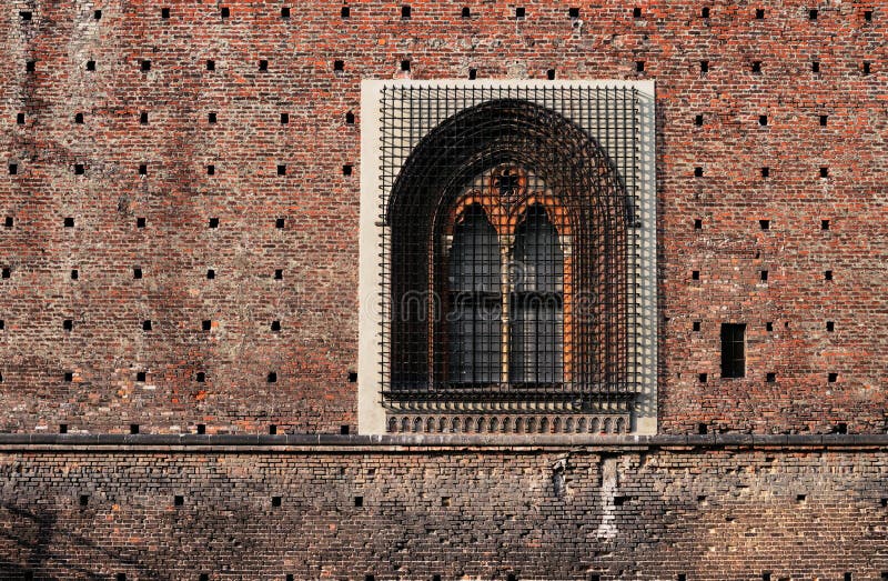 Castle window. stock photo. Image of middle, strong, fortification ...