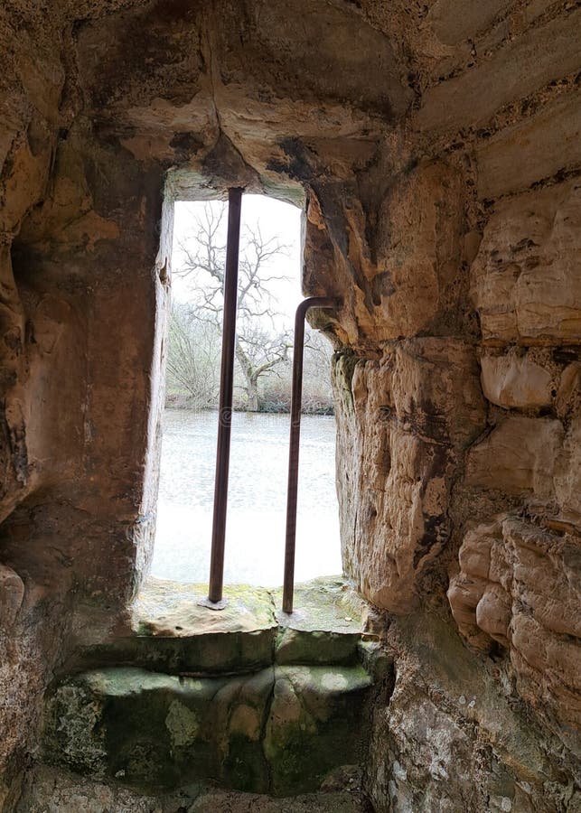 A Castle Window of the Bodiam Castle Stock Photo - Image of brick ...
