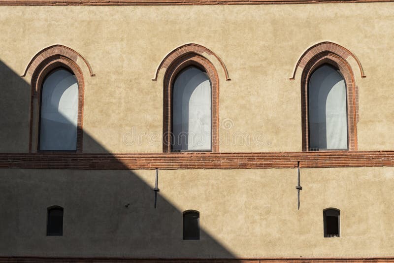 Castle windows stock image. Image of architecture, traditional - 61765811