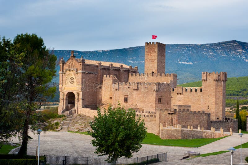 Castle of Xavier in Navarre Stock Image - Image of jesuits, catholic ...