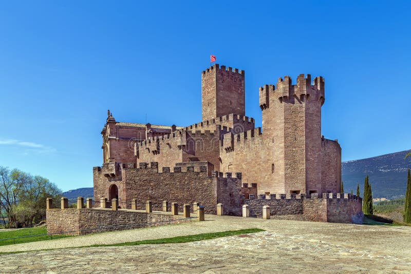 Castle Of Xavier In Navarre Stock Image - Image of jesuits, catholic ...