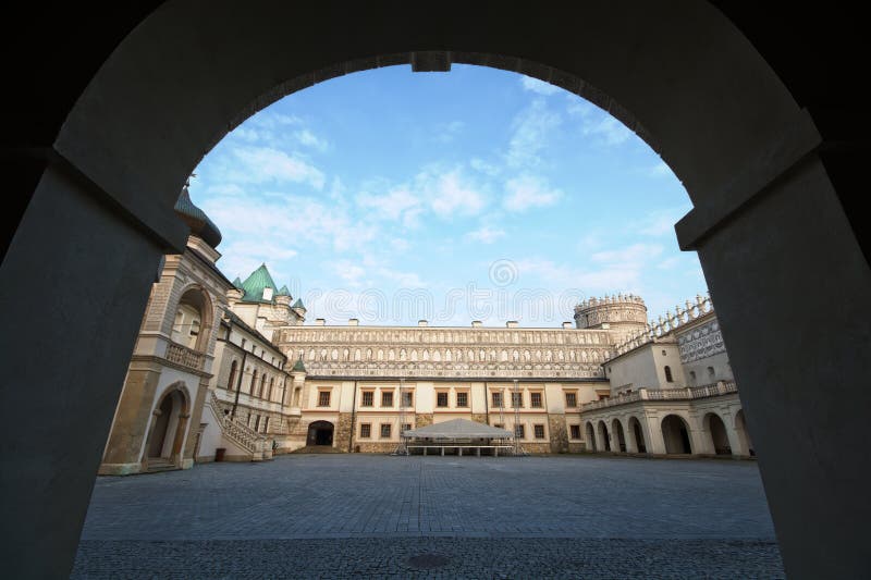 Castle yard stock photo. Image of clear, attraction, crenellation ...