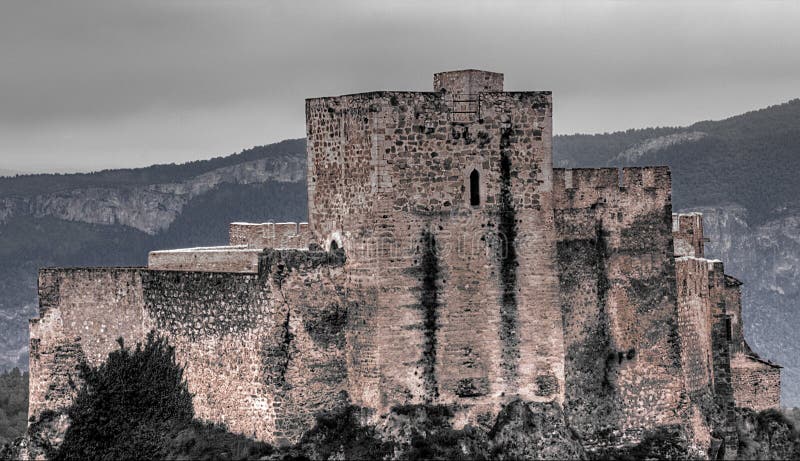 Castle of yeste stock image. Image of landmark, ancient - 22719519