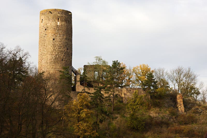 Castle Zebrak stock photo. Image of palace, clouds, gray - 17843850