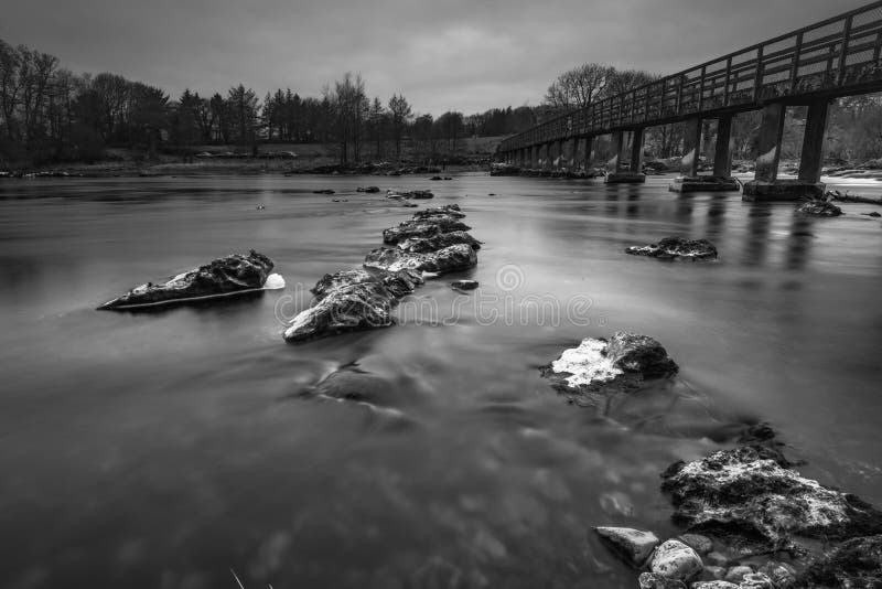 Castleconnell Footbridge 1 stock photo. Image of ireland - 68941938