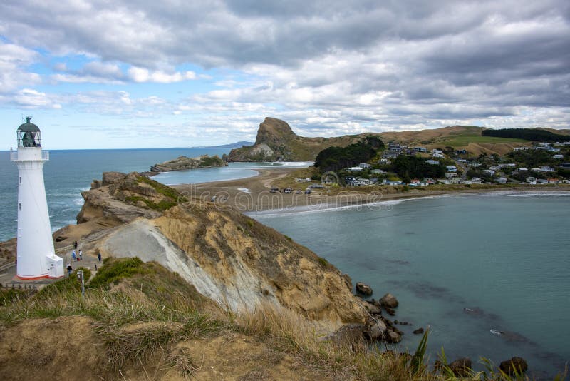 Castlepoint Lighthouse stock photo. Image of lighthouse - 324835694