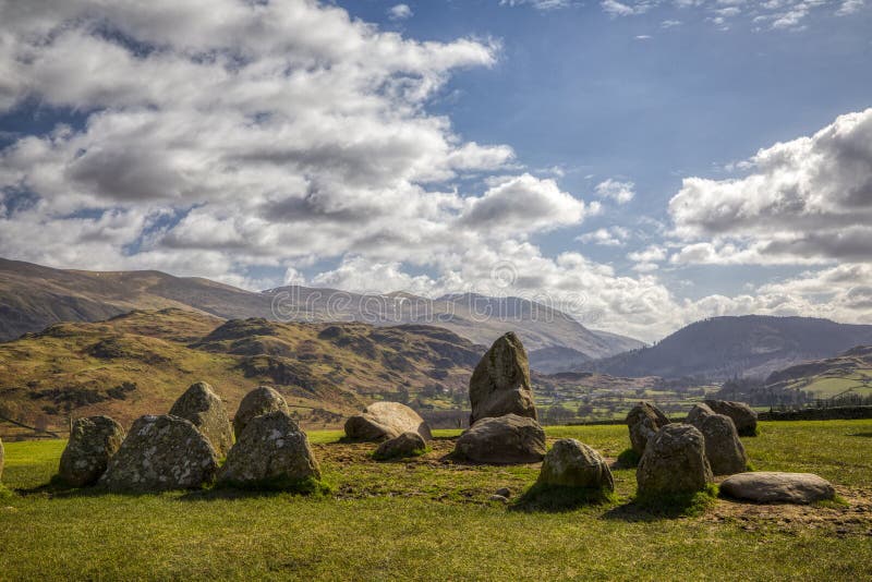 Castlerigg stone circle stock photo. Image of lake, celtic - 89437830
