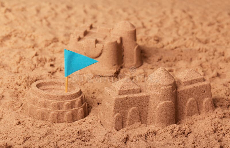 Sand Castles of Kinetic and Toys Isolated on White. Stock Image - Image ... Sand Castles of Kinetic and Toys Isolated on White. Stock Image - Image ...