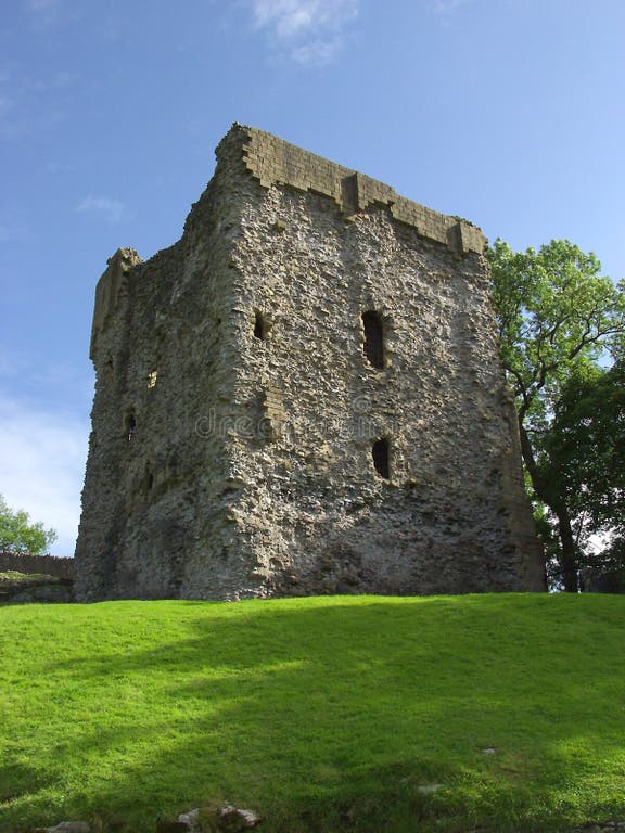 Castleton Keep stock photo. Image of england, ancient - 1412656