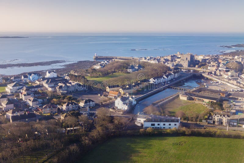 Castletown on Isle of Man stock photo. Image of city - 138370404