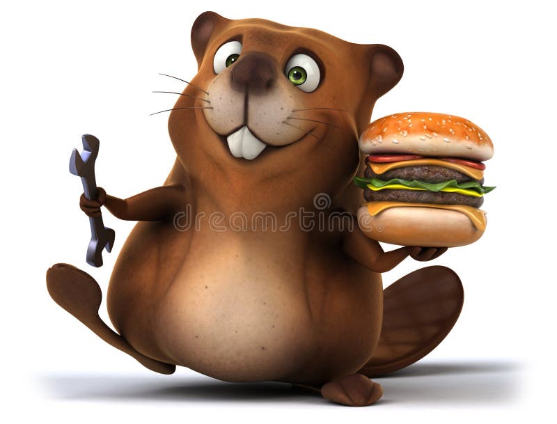 Castor illustration stock. Illustration du rongement - 42697400
