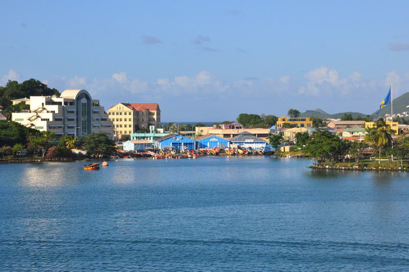 Castries, Saint Lucia editorial image. Image of landscape - 178238125