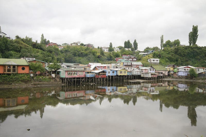 Castro on Chiloe Island, Chile Stock Photo - Image of castro, america ...
