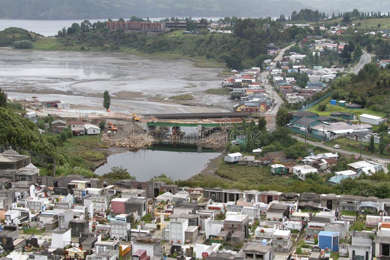 Castro on Chiloe Island, Chile Stock Image - Image of chile, tourism ...