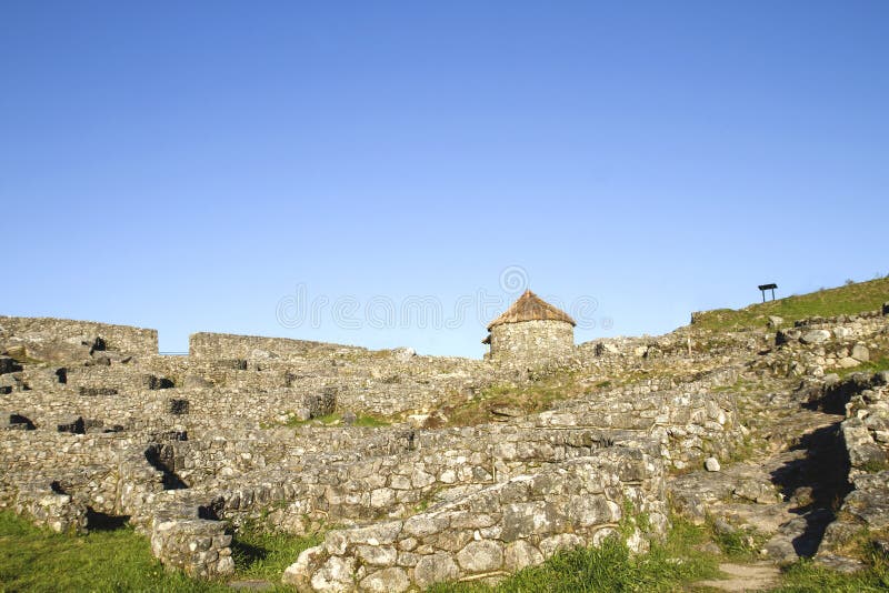 Castro De Santa Trega in Galicia, Spain Stock Image - Image of guarda ...