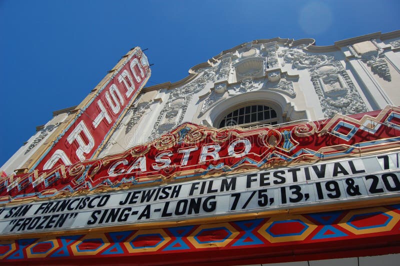 Castro Cinema in San Francisco California United States of Ameri Stock ...