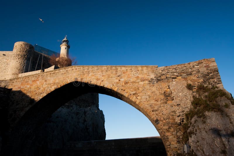 Castro Urdiales stock photo. Image of lighthouse, cantabria - 13249430