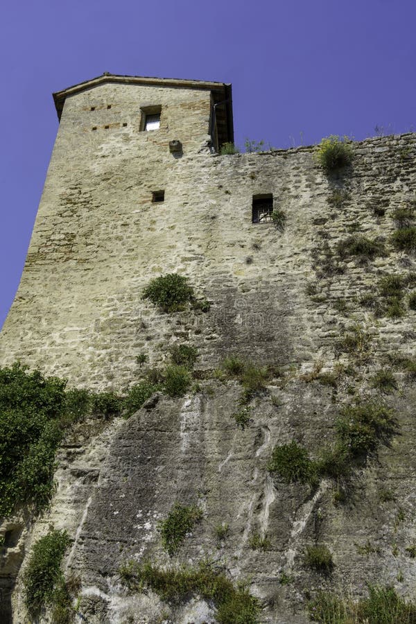 Castrocaro Terme, Forli Province: Medieval Castle Stock Image - Image ...