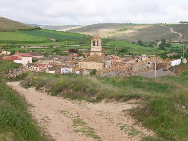 Castrojeriz in Spain editorial photo. Image of religion - 91483811