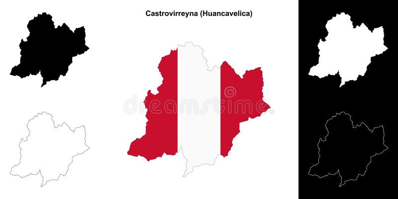 Castrovirreyna Outline Stock Illustrations – 1 Castrovirreyna Outline ...