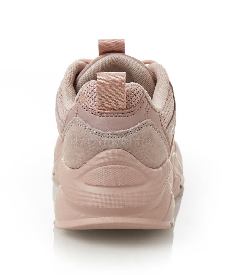 Casual Brown Shoes Front View Stock Photo - Image of physical, elegance ...