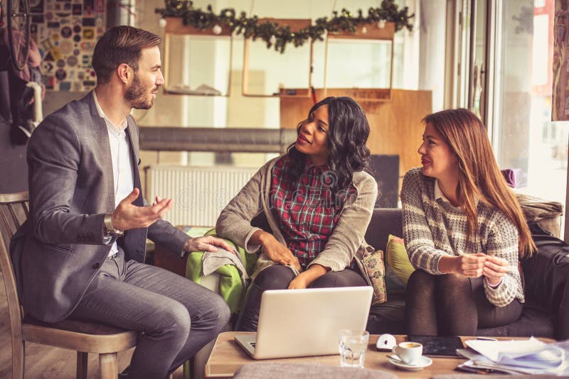 Casual Business. Place for Work Stock Image - Image of connection ...